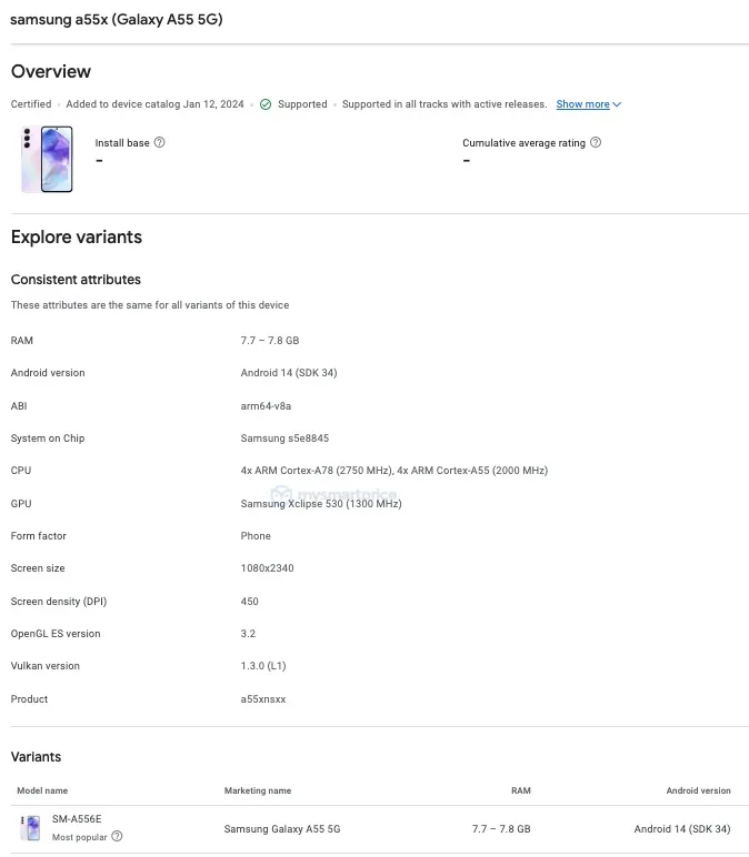 Samsung Galaxy A55 bekommt neue Xclipse 530 GPU | Appdated